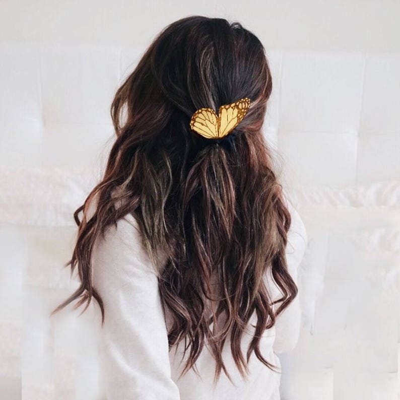 Monarch Butterfly Hair Clips Bridesmaid Thank You Gift Gift - Etsy