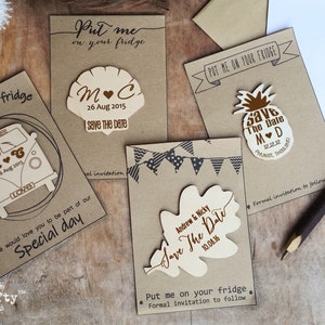 10 Put Me on the Fridge Card for Save the Date Fridge Magnet With ...