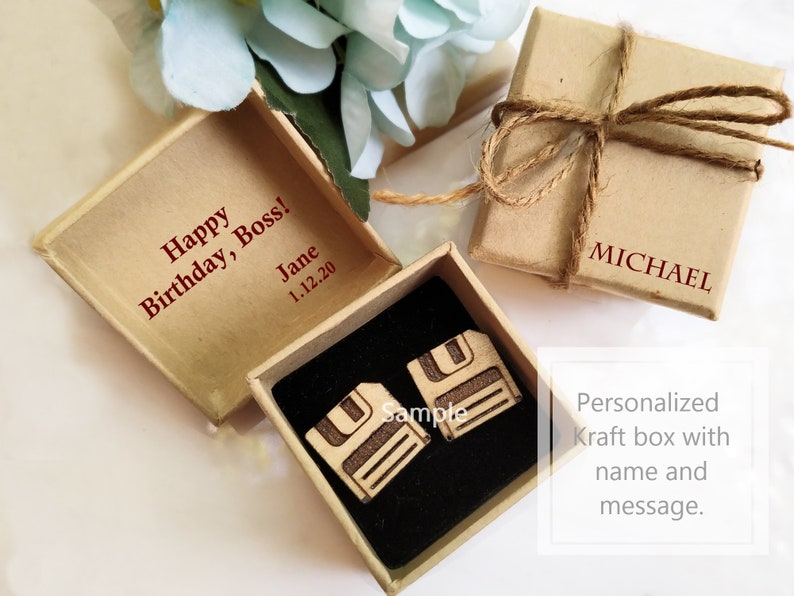 Wooden Origami Paper Airplane Bronze Cufflinks, Paper Plane Cuff Links ...