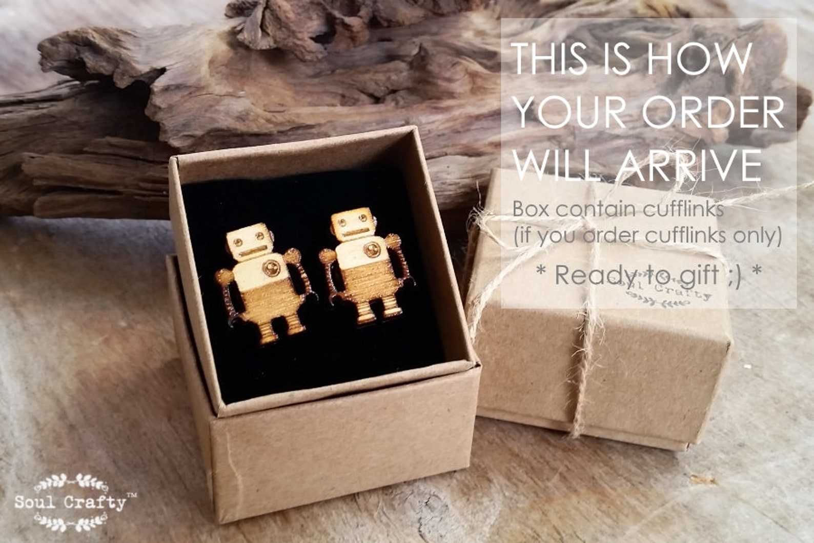 Geometric Pug Wooden Cufflinks Origami Cuff Links Dad Grooms | Etsy