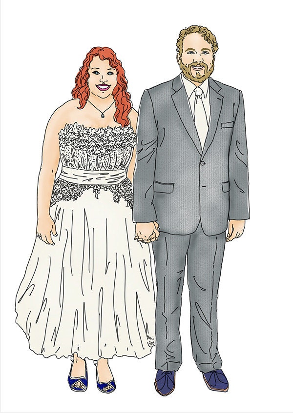 Custom Portrait From Photo, Custom Portrait Illustration, Art ...