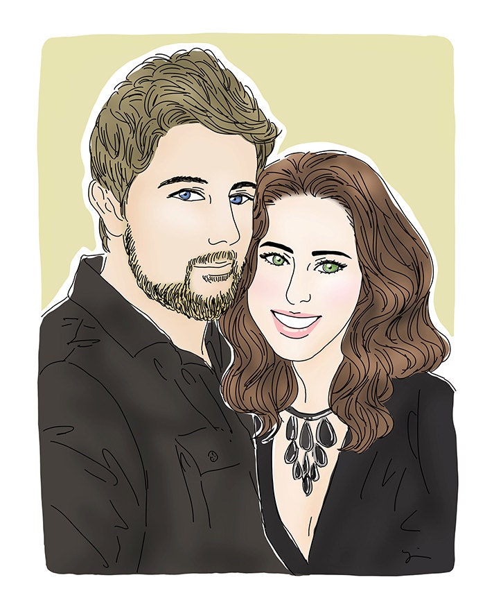 Custom Portrait From Photo, Custom Portrait Illustration, Art ...