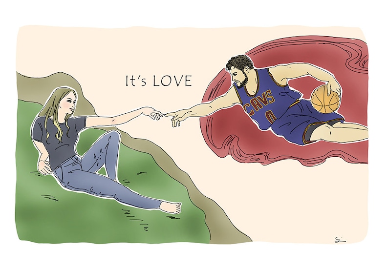 Parody Portrait, Creation of Adam, Fantasy Portrait With Celebrity 5 X ...