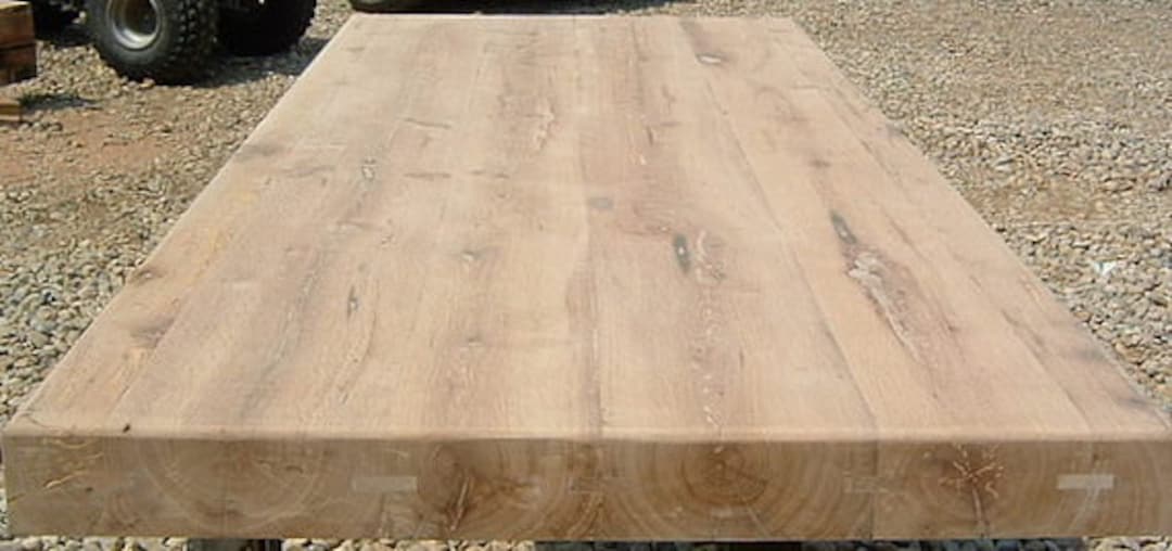 Oak Butcher Block Countertop or Tabletop Made to Order From Reclaimed ...
