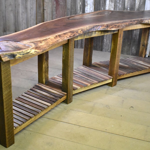 Live Edge Slab Bar - Etsy