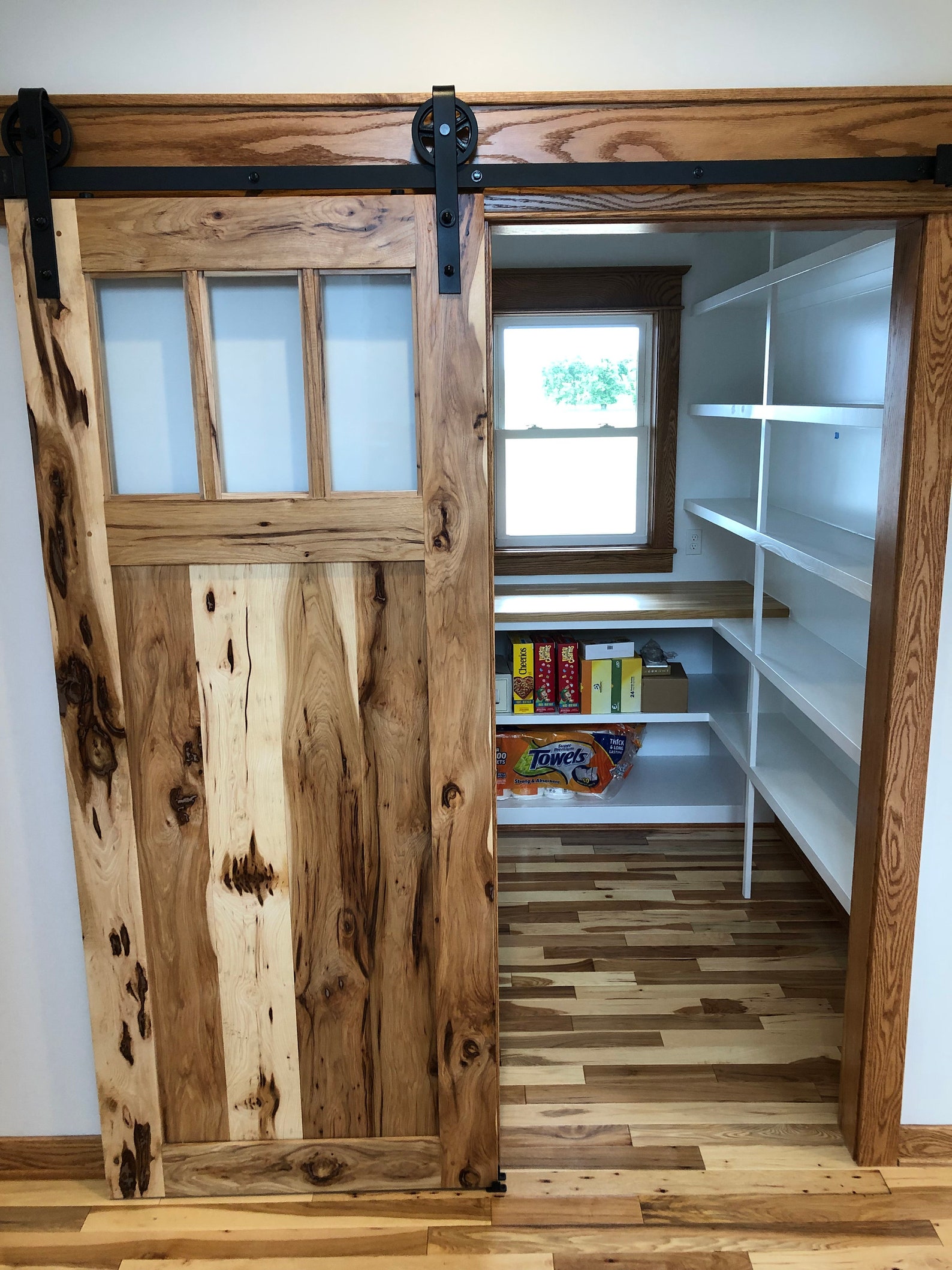 Hickory Mission Style Barn Door Room Dividers Made From - Etsy