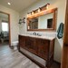 Rustic Vanity With Open Shelf, Made to Order From Reclaimed Pine Barn ...