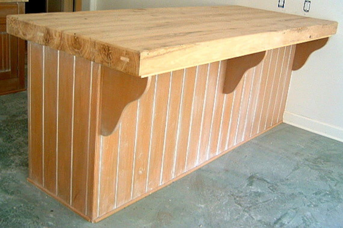 Oak Butcher Block Countertop or Tabletop Made to Order From Reclaimed ...