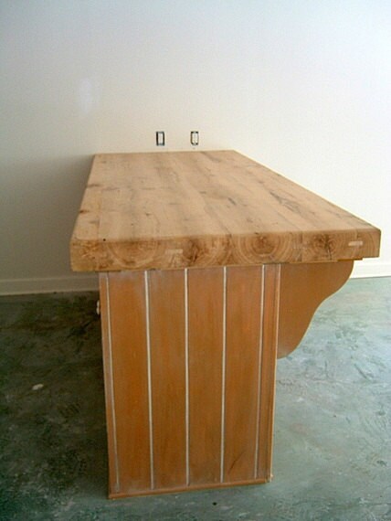 Oak Butcher Block Countertop or Tabletop Made to Order From Reclaimed ...