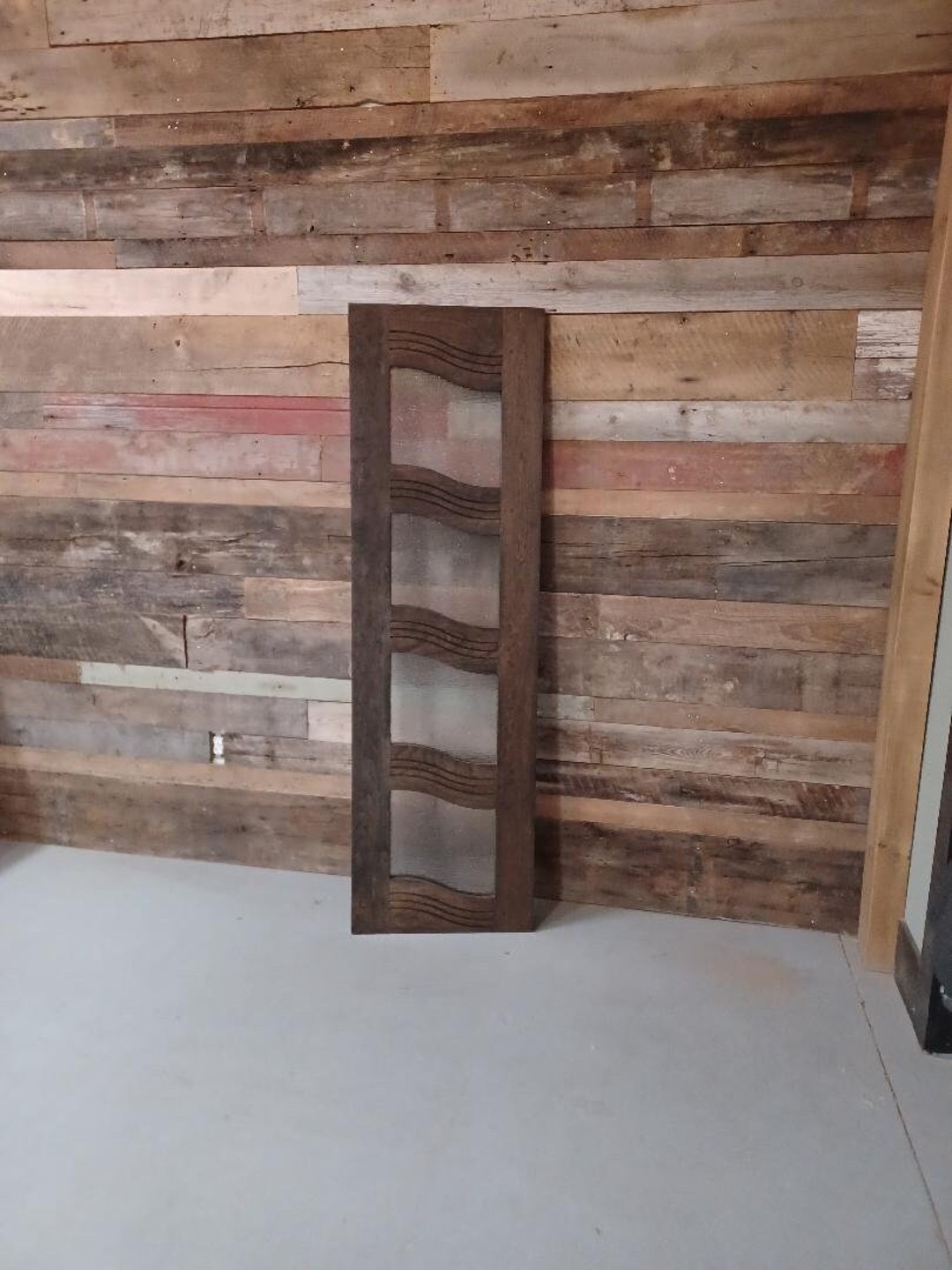 Modern Interior Wave Doors, Elegant Four Panel Slab, Cherry Wood Doors ...