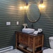 Rustic Vanity With Open Shelf, Made to Order From Reclaimed Pine Barn ...