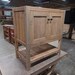 Rustic Vanity With Open Shelf, Made to Order From Reclaimed Pine Barn ...
