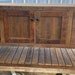 Rustic Vanity With Open Shelf, Made to Order From Reclaimed Pine Barn ...
