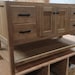 Rustic Vanity With Open Shelf, Made to Order From Reclaimed Pine Barn ...