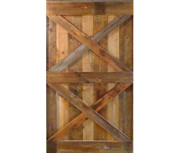 Barn Door With Double X Made From Reclaimed Barn Wood, Made to Order - Etsy