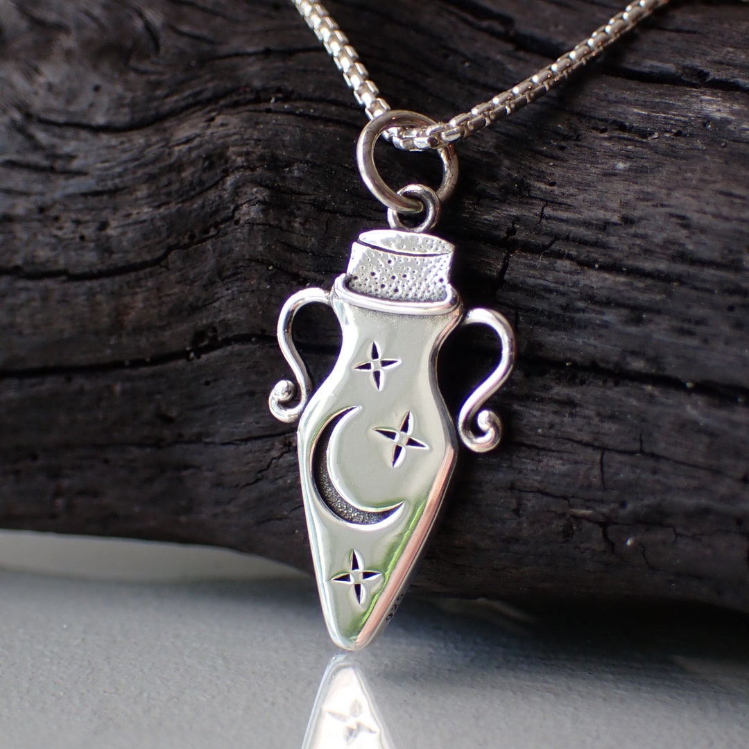 Sterling Silver Celestial Potion Bottle Charm Made From Recycled Silver ...