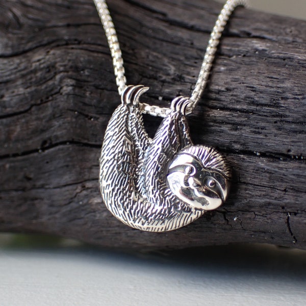 Sloth Necklace - Etsy