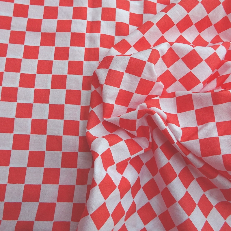 Checkerboard Fabric - Etsy