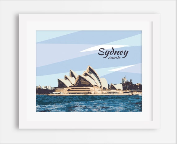 Sydney Art Print / Sydney Opera House / Sydney Australia | Etsy