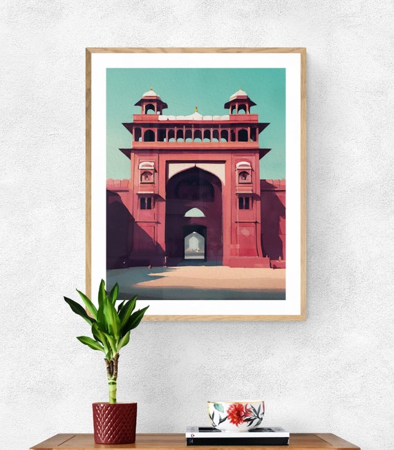 Red Fort Painting