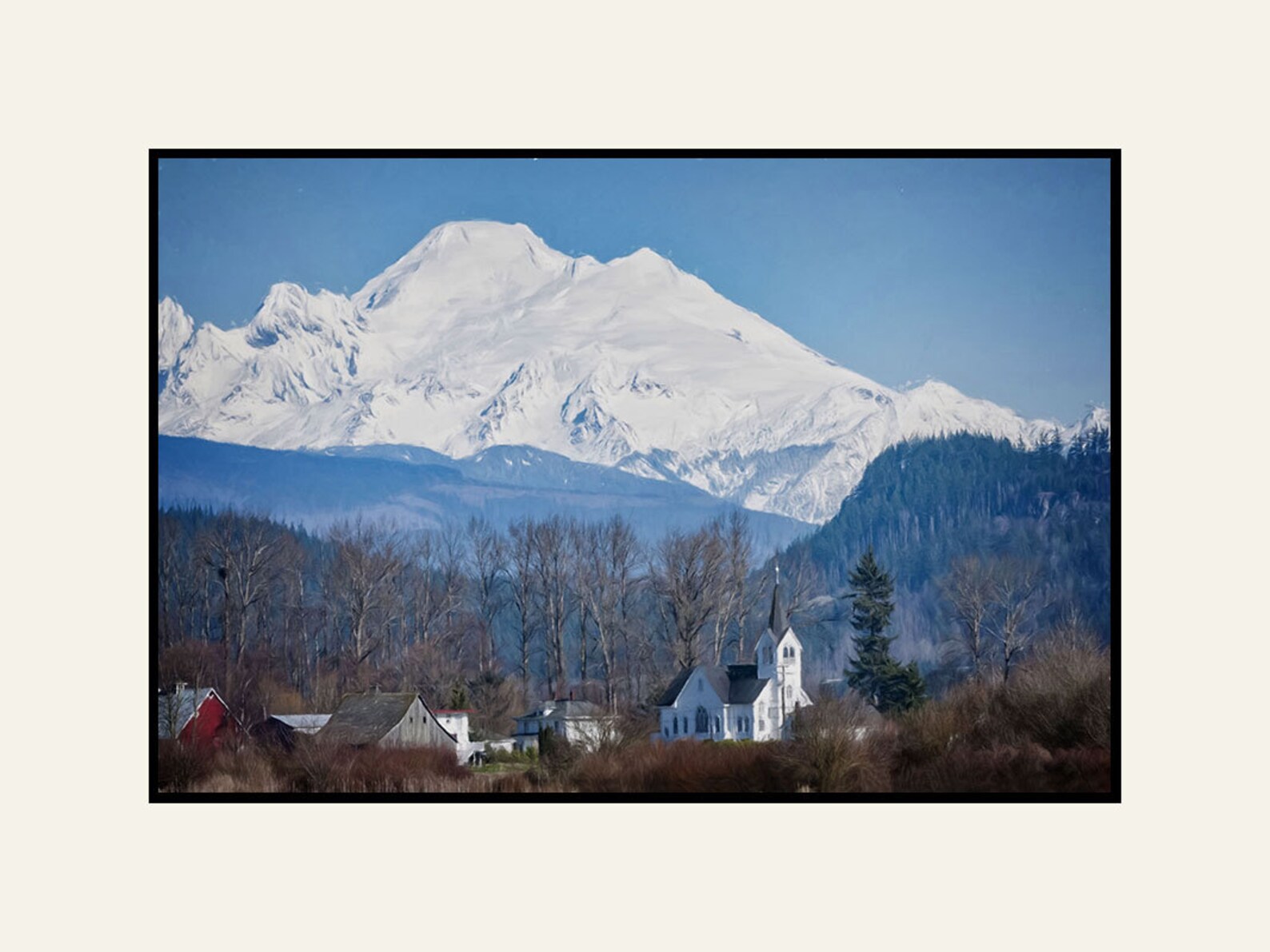 Mount Baker, Landscape Photo, Nature Image, - Etsy