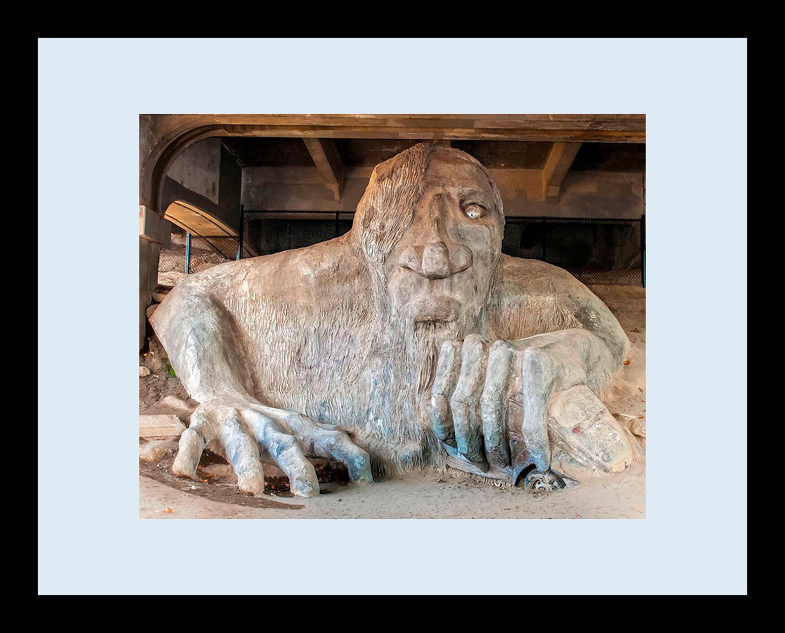 Troll Sculpture Image, Seattle Photo, Bridge Troll Picture - Etsy