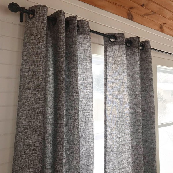 Rustic Curtains - Etsy