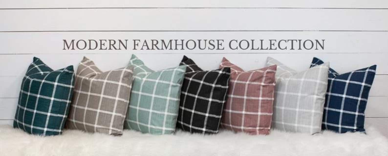 Beautiful Window Pane Plaid Cafe Curtain for Your Kitchen - Etsy