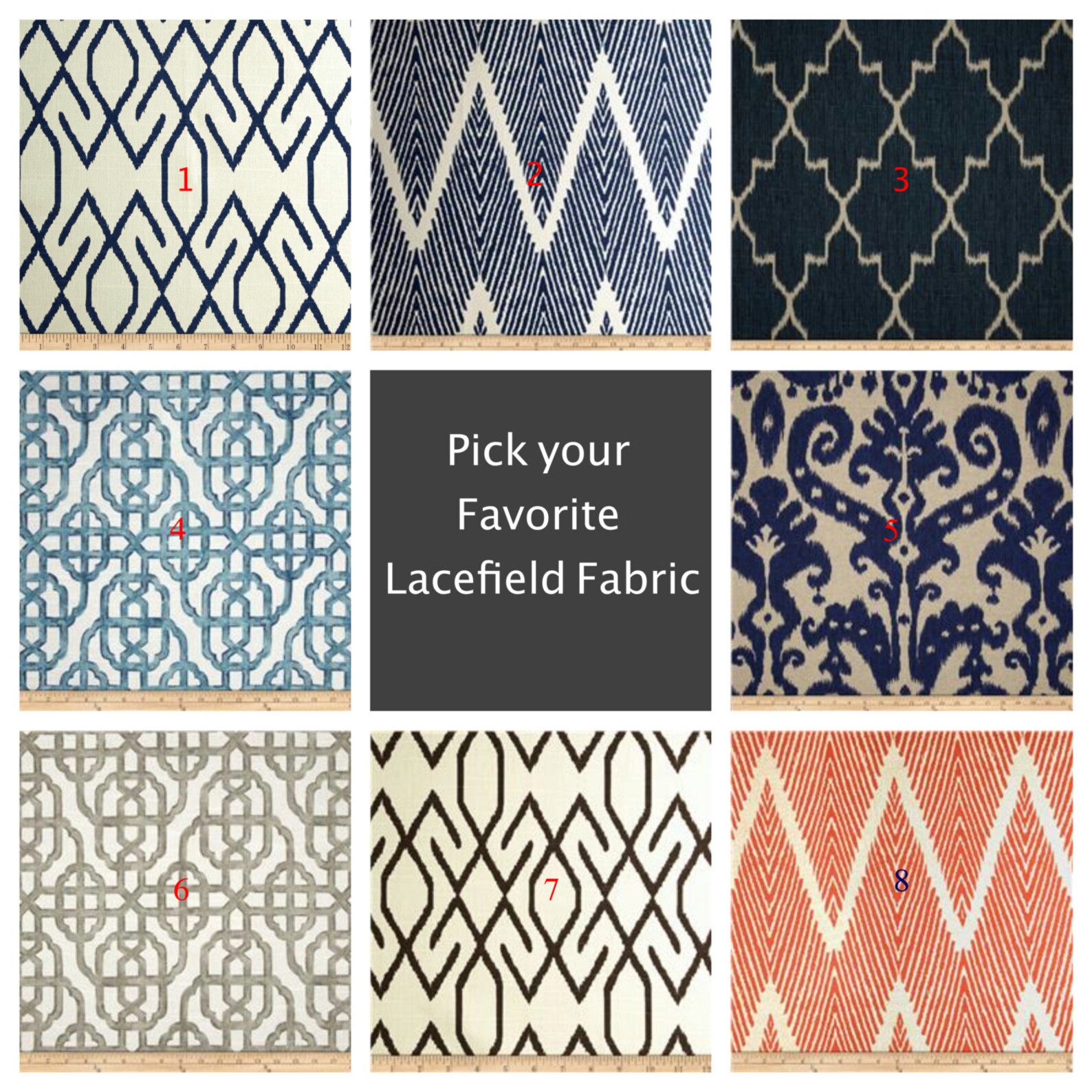 Lacefield Designer Fabric Curtains Lacefield Luxury Window - Etsy