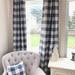 1 Pair of Plaid Curtains Plaid Buffalo Plaid Window - Etsy