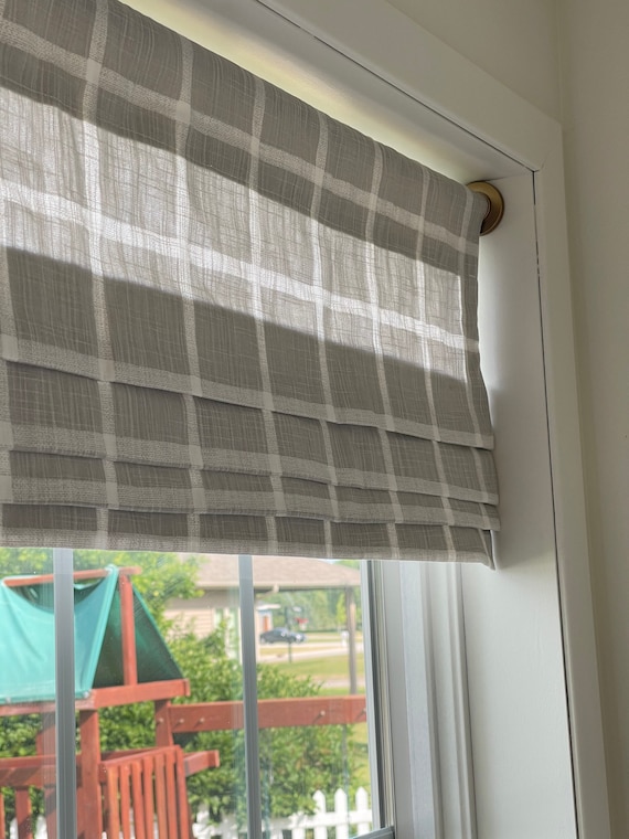 Buffalo Check Roman Shade For Windows