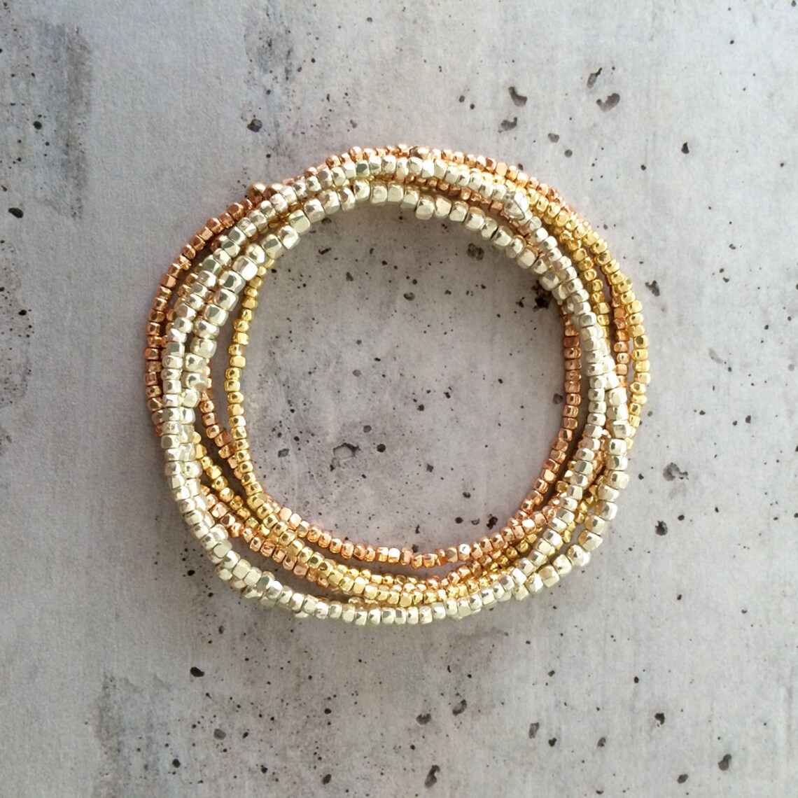 Minimalist Stretch Bracelets Stack of 3 Multibuy Discount - Etsy