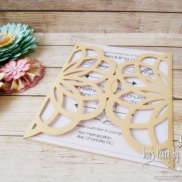 Wedding Invitation Svg - Etsy