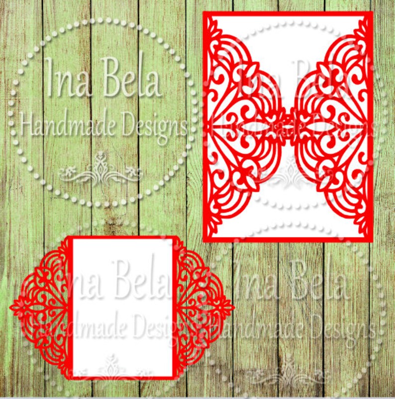 Svg Files Wedding,invitation Svg,cameo Cut File,svg Cut Card,svg for ...