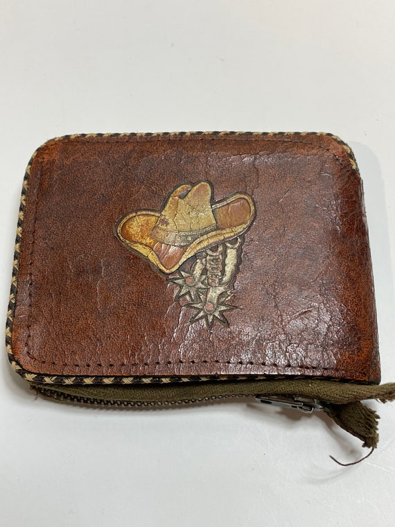 Vintage 1920’s Western Tooled leather American Cowboy… - Gem