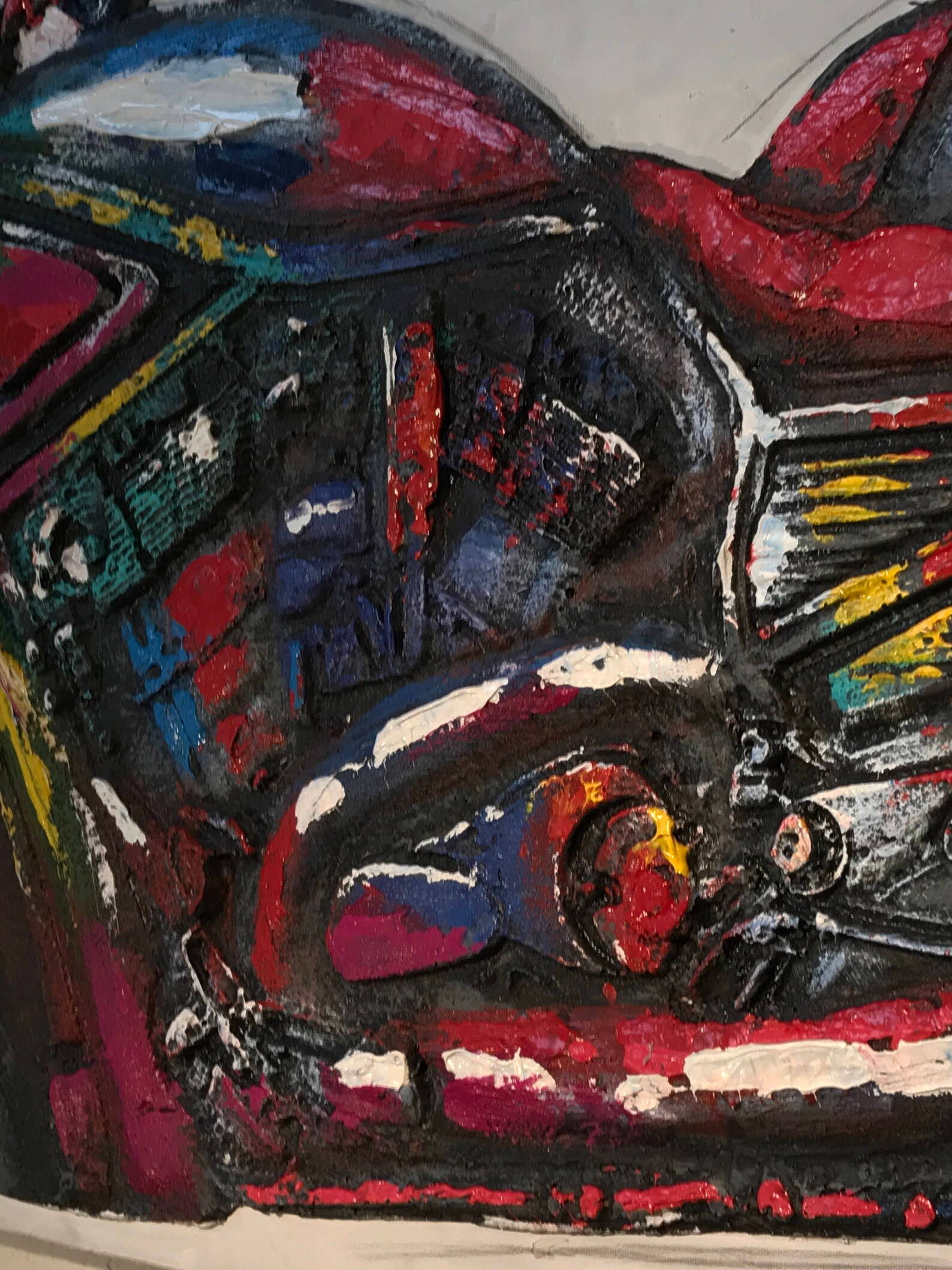 Giant Dimensional Motorcycle Graffiti Art Painting,acrylic - Etsy