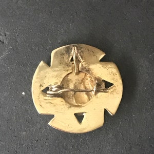 Abstract Magical Silver Gold Moon Sun Pendant Brooch - Etsy