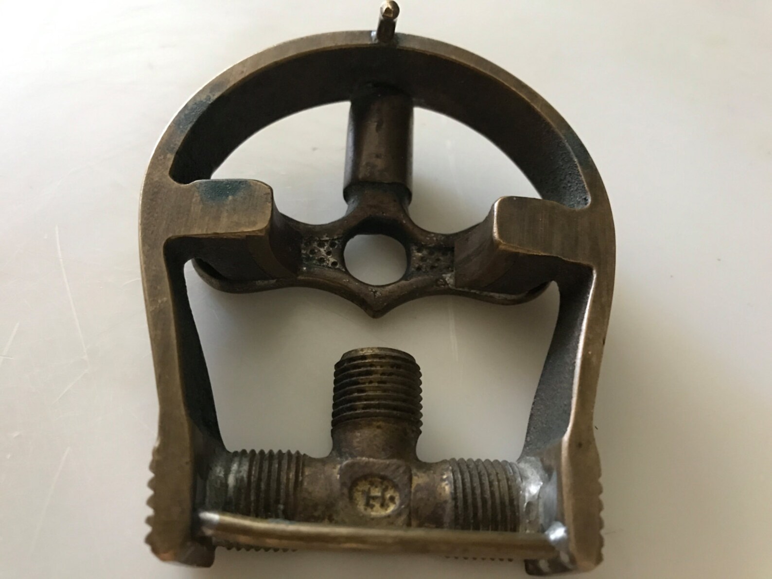 Crude Solid Brass Brutalist Biker Rocker Belt Buckle Vintage - Etsy