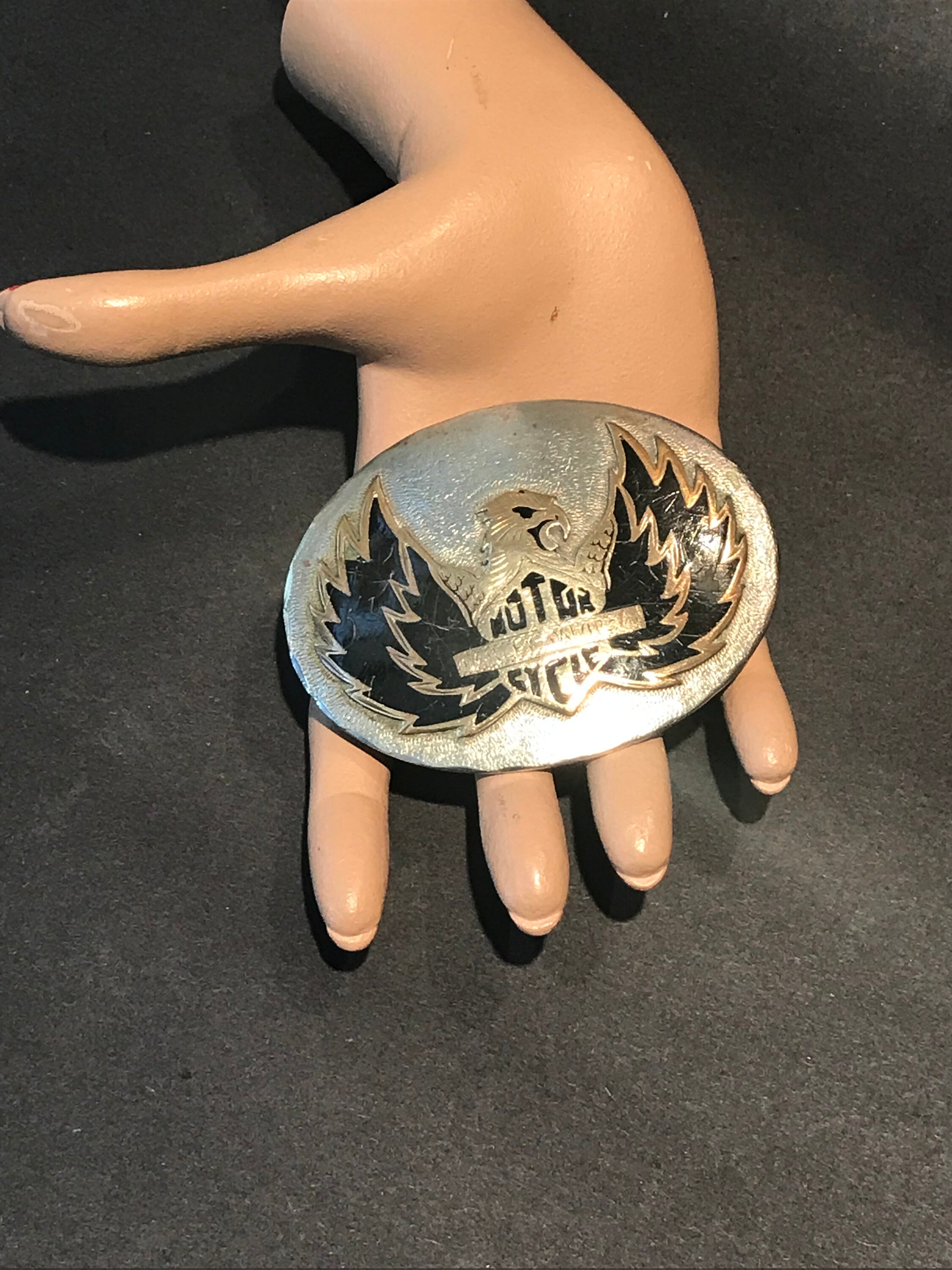 Large Handcrafted 1960s Biker Rockabilly Rocker Belt Buckle - Etsy