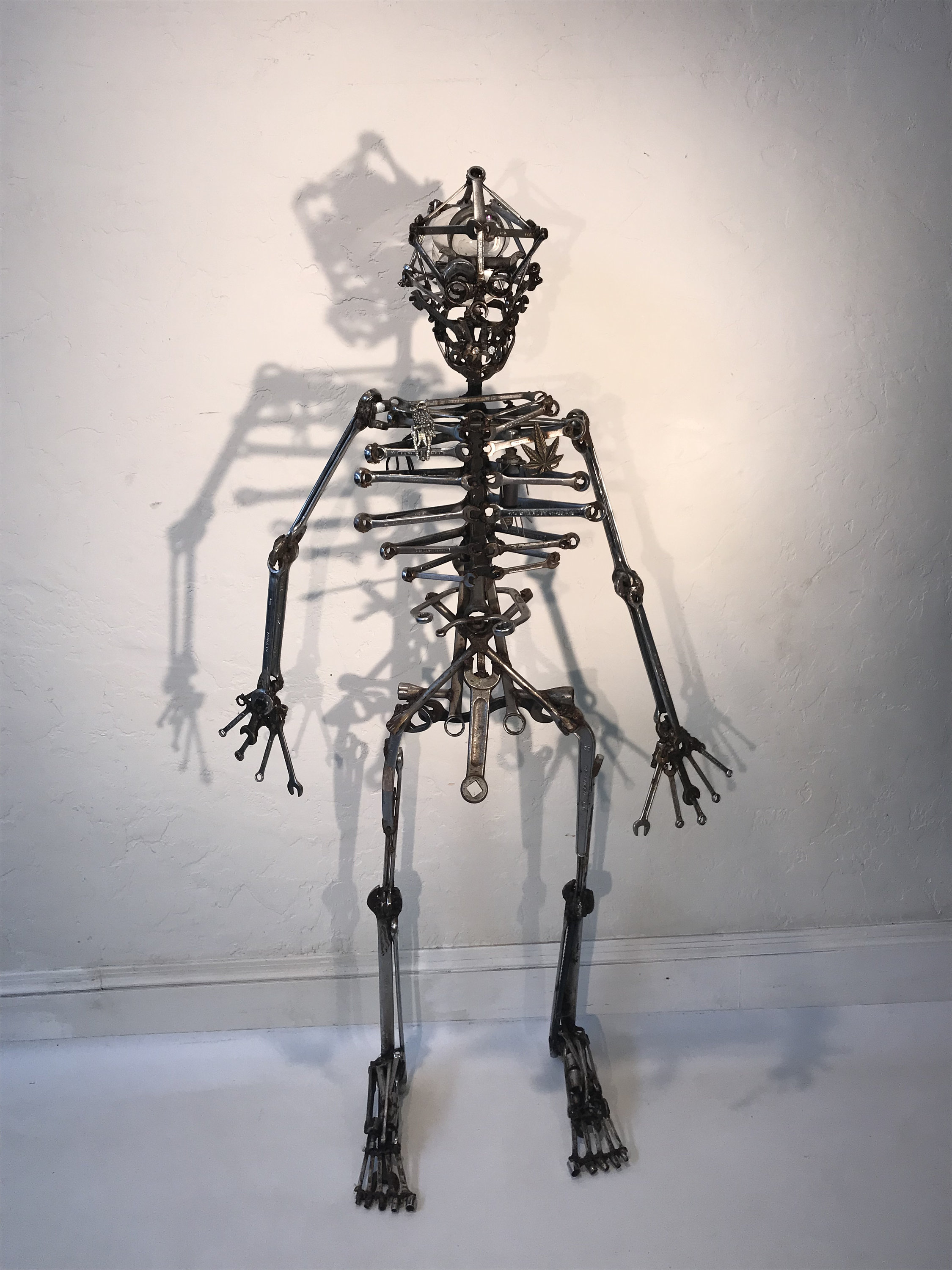 Articulated Steel Anatomically Correct Skeleton Sculpture - Etsy