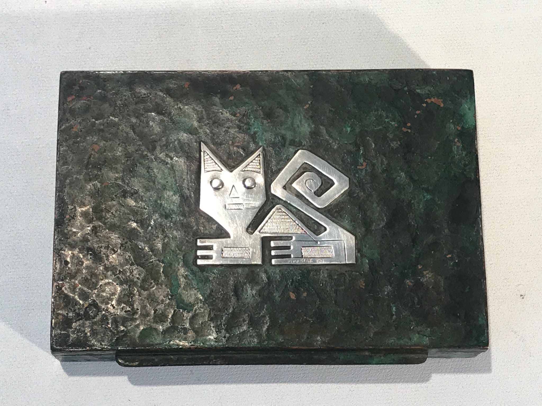 Egyptian Cat Treasure Box, Signed - Etsy