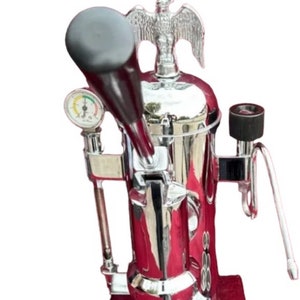 RARE Zacconi Riviera Chrome Lever Espresso Machine 110 Volt or 220 Volt ...