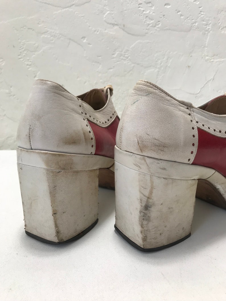 1970s Museum Quality Disco Platform Shoes- by Silver Co. - Etsy