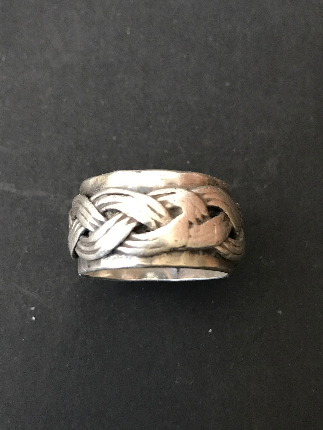 1940's Handmade Biker Lifestyle Ring, Sterling Silver - Etsy