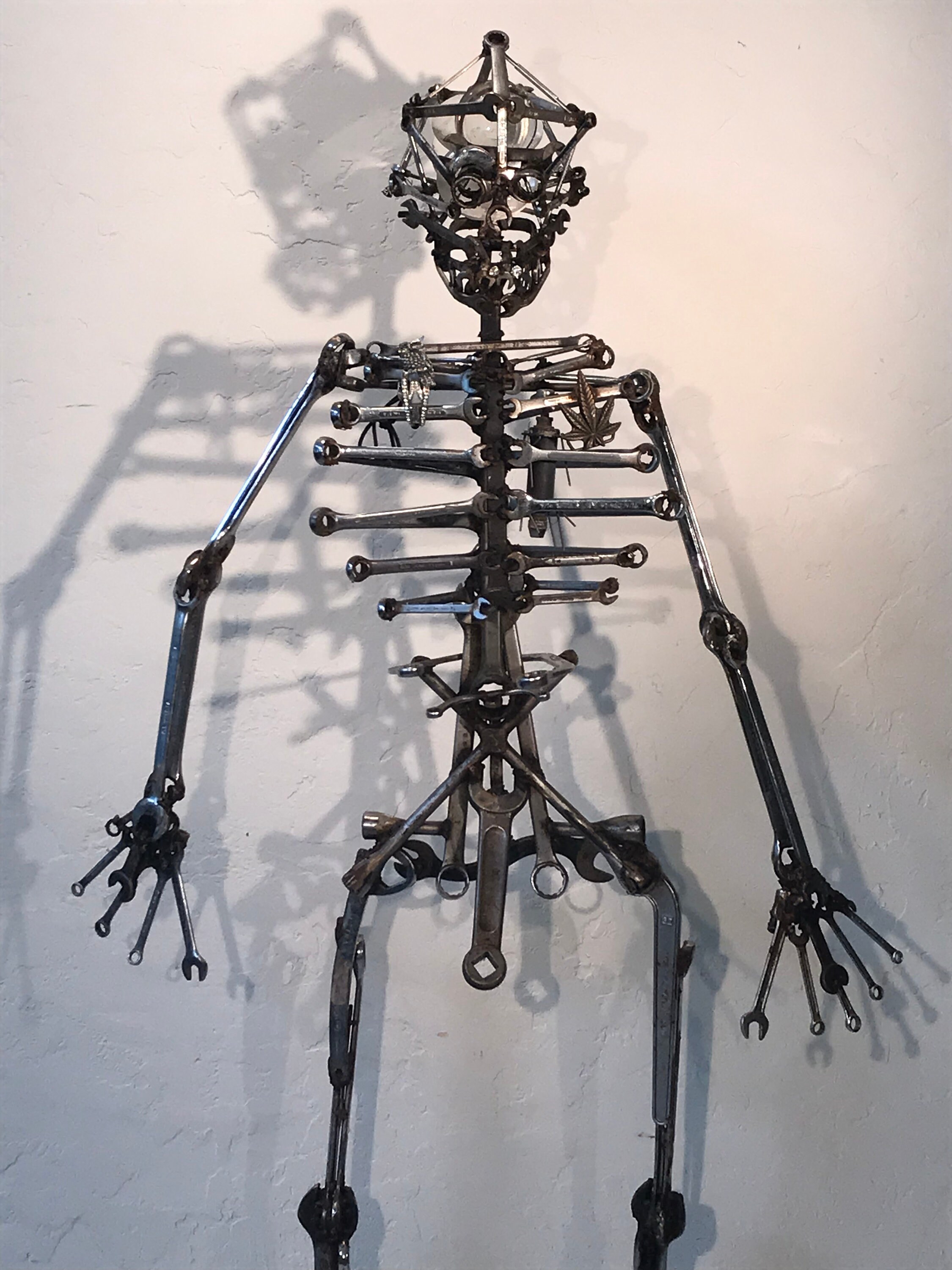 Articulated Steel Anatomically Correct Skeleton Sculpture - Etsy