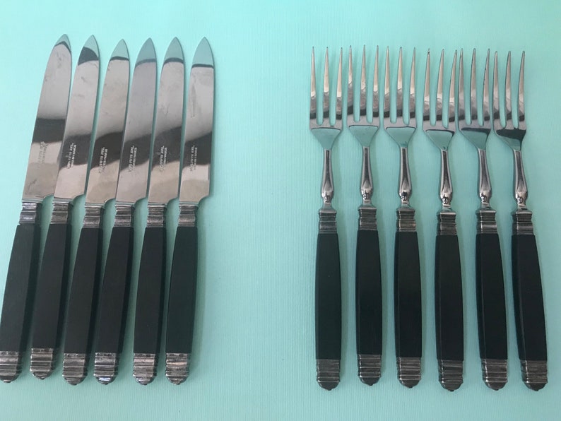 Fine Set of Knives and Forks for Sax Fifth Ave Made in France- Set of ...