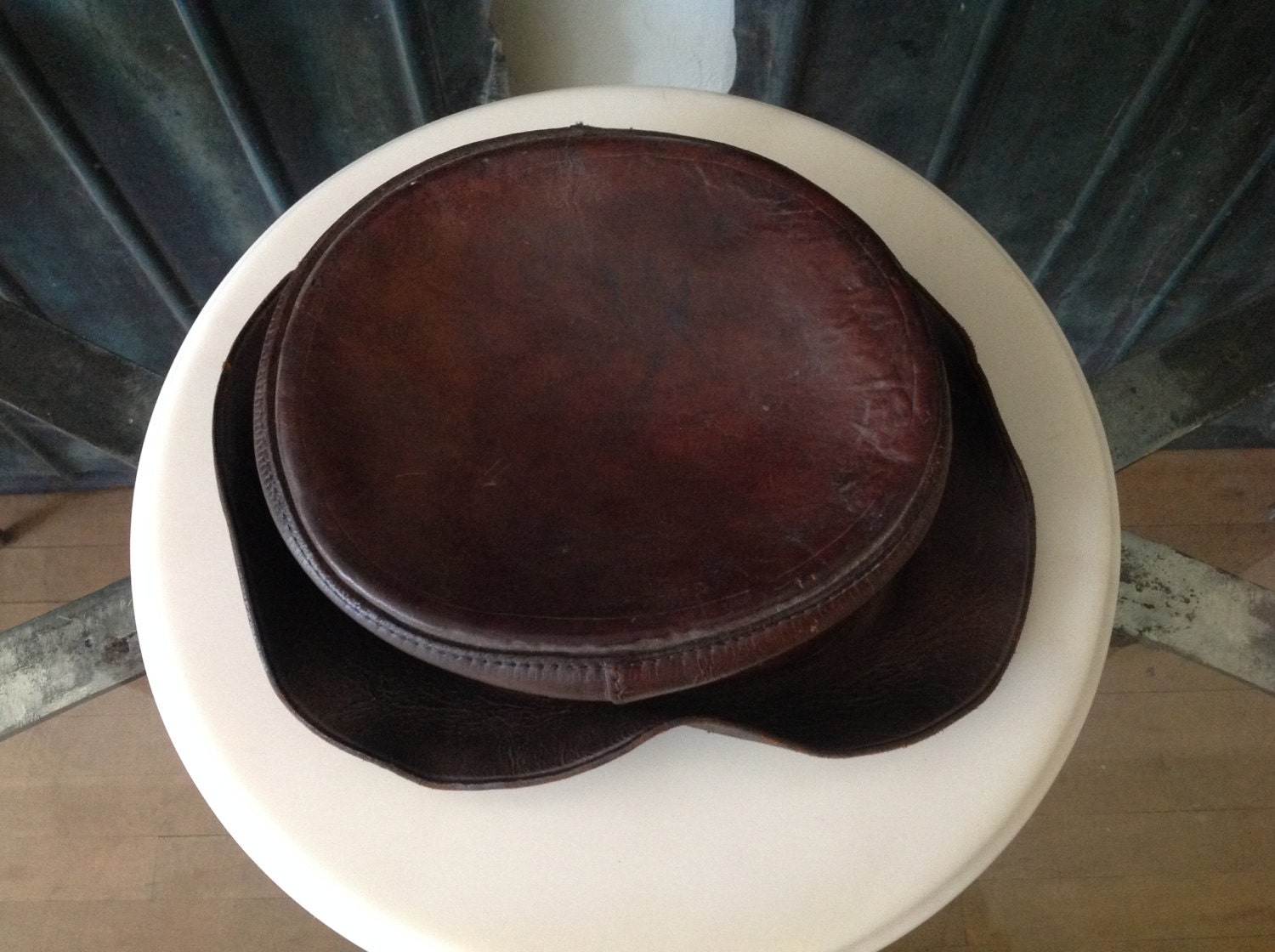 Rare 1960's Handcrafted Hippie Beatnik Leather Hat - Etsy