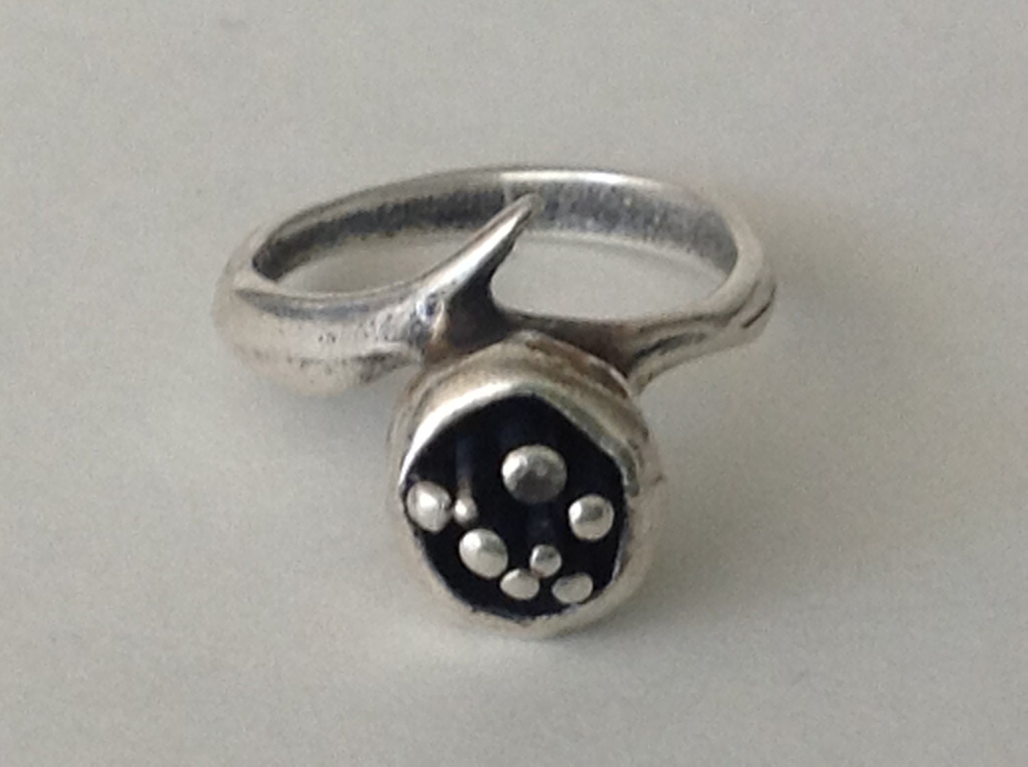 Sterling Silver Studio Modernist Design Ring, C.1960 - Etsy