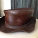 Rare 1960's Handcrafted Hippie Beatnik Leather Hat - Etsy