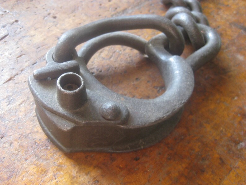 Authentic Geniune Hand Forged Blacksmith Steel Shackles,c.1800’s - Etsy